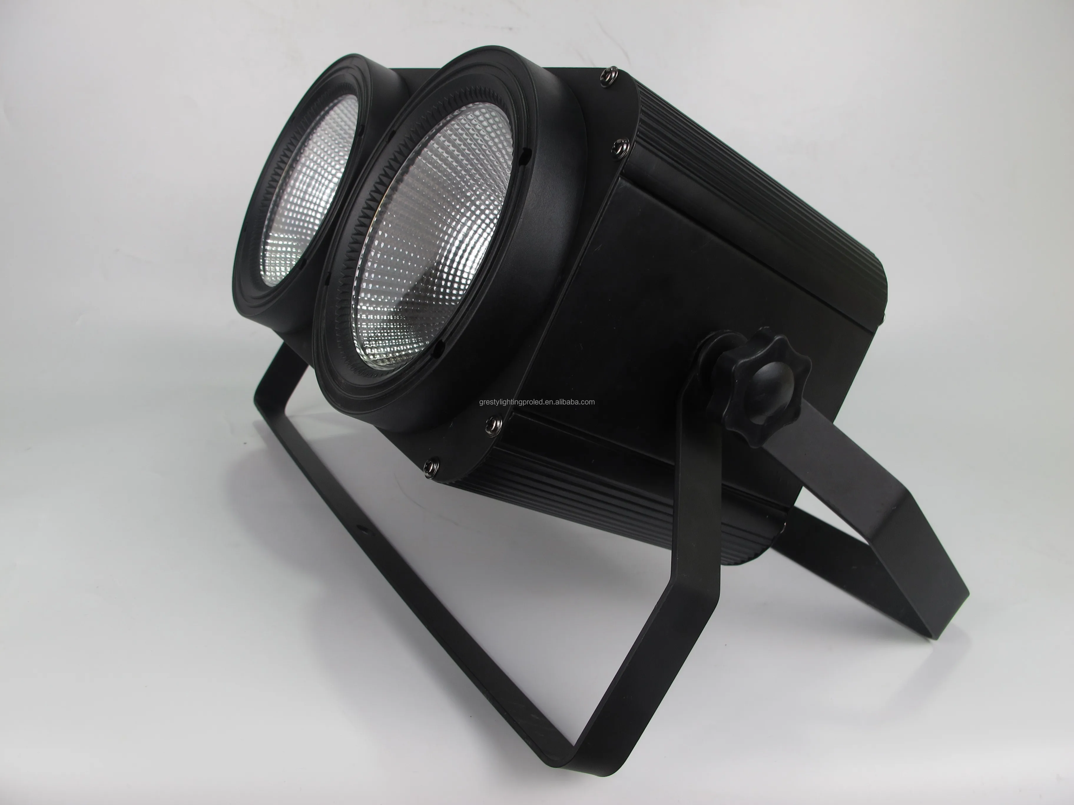 2x100w Rgb White /warm Cob Blinder Light 2 Eye Dimmable Professional ...