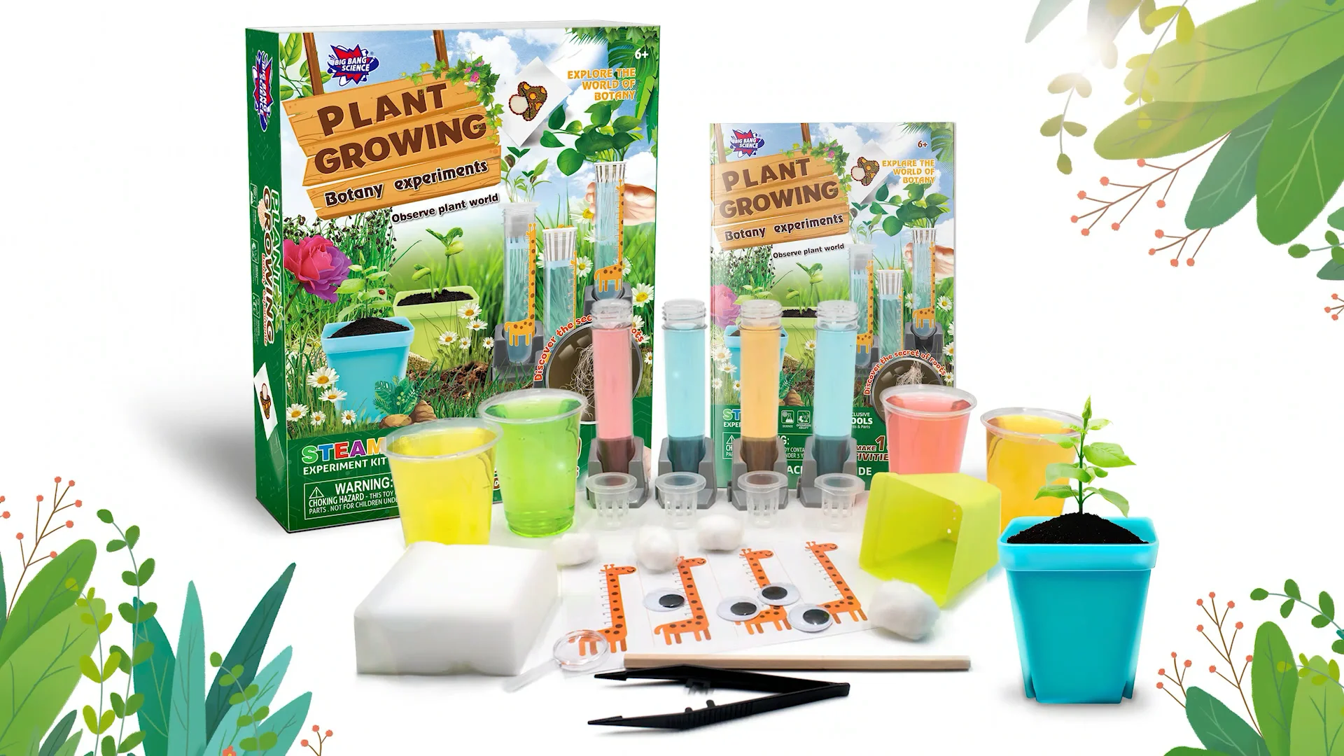 Best Gift Stem Science Kit For Kids Diy Educational Kits Amazing Plant ...