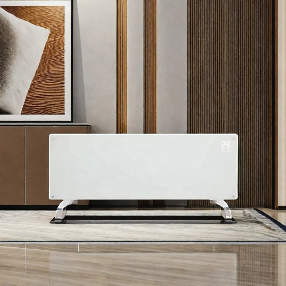 Glass Panel 2000 Watt Electric Wall Heater 2000W Electric Convection ...