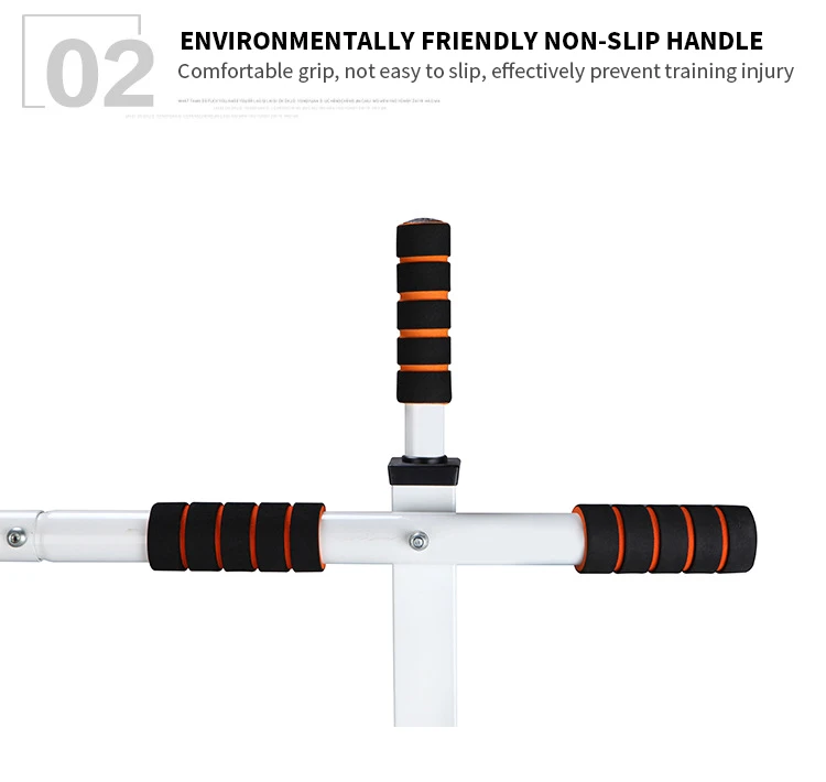 Adjustable Pull up Bar - Durable Wall-Mounted Iron Chin Bar