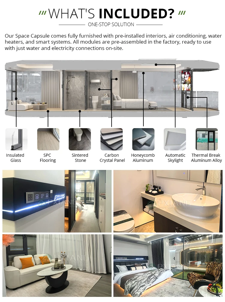 Customized Modern Space Capsule House - Luxury Mobile Home