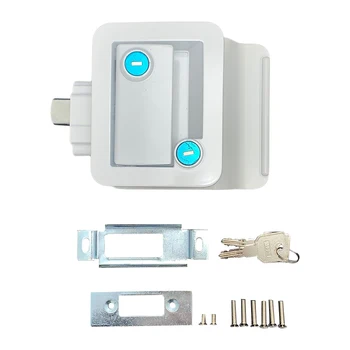 Caravan Portable Security Door Lock Rv Camper Motorhome Trailer Entry ...
