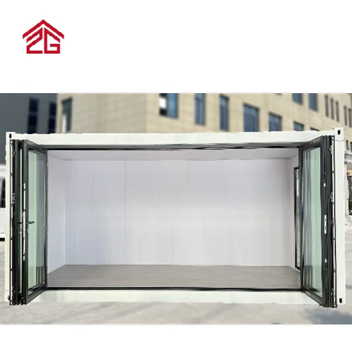 20ft Prefab Fixed Container House Wall Shop Outdoor House With ...