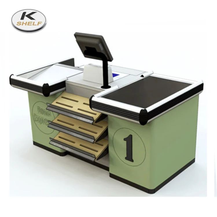 Small convenience retail shop counter,checkout counters for retail ...