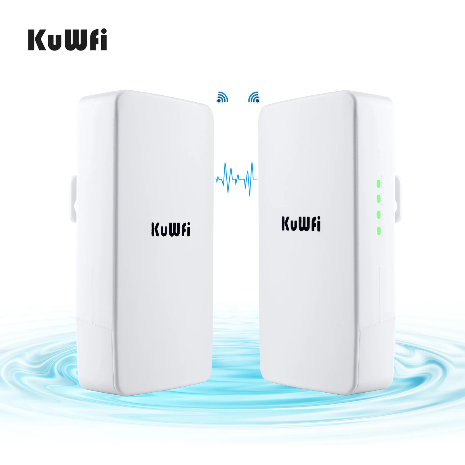 Kuwfi 1km Repeater Mode 12dbi Panel Antenna - Outdoor Wifi Extender