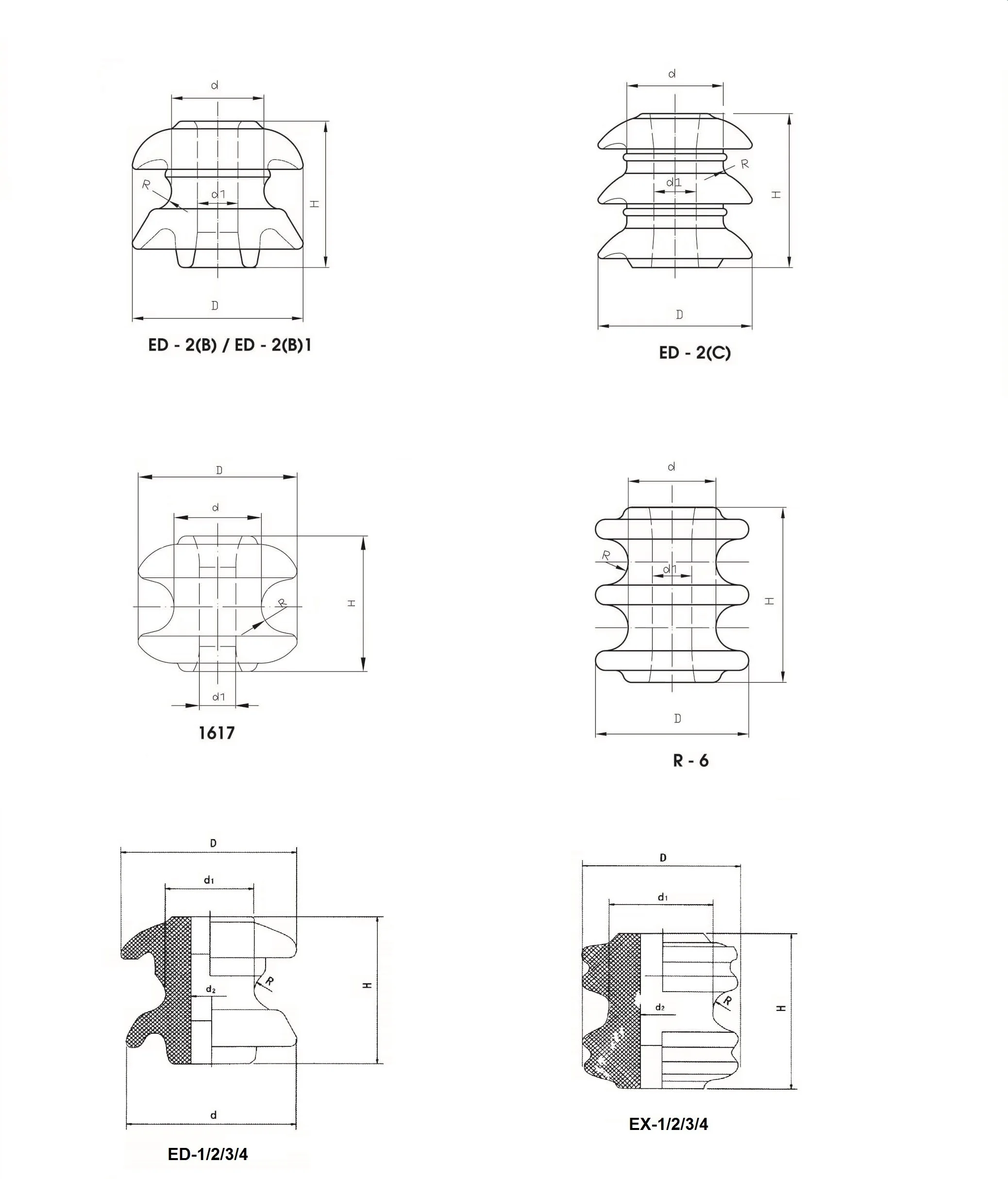 Ceramic Porcelain Insulators - Reliable Shackle Insulators