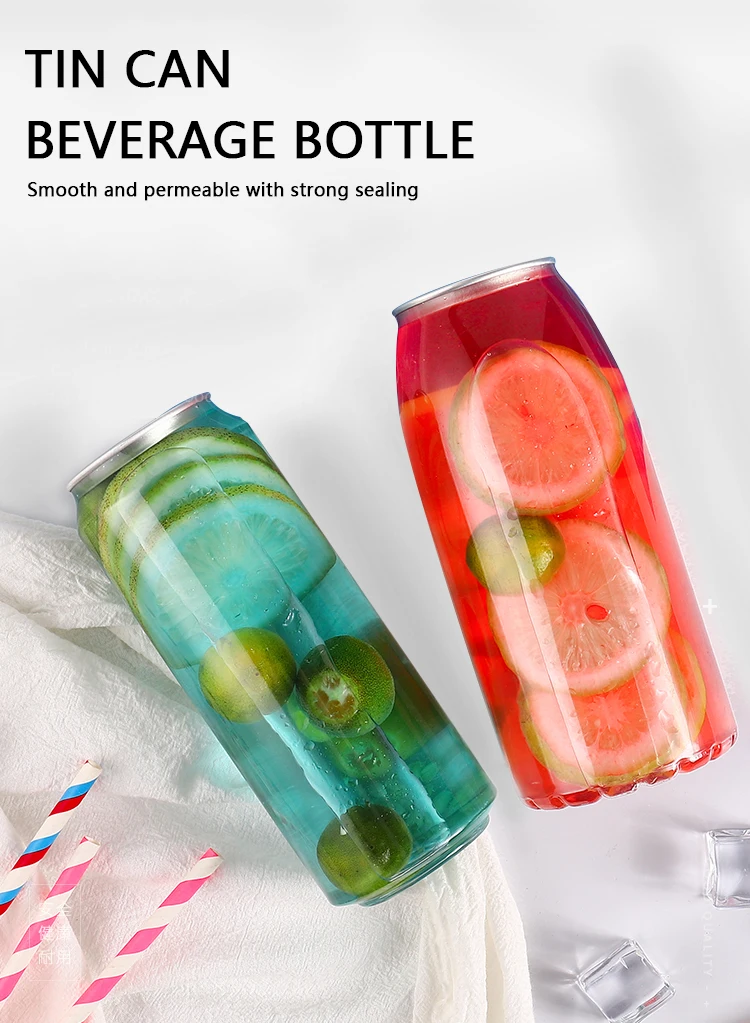 Pet Bottle Plastic Easy Open Juice Can 250ml 330ml 500ml Cans Pet ...