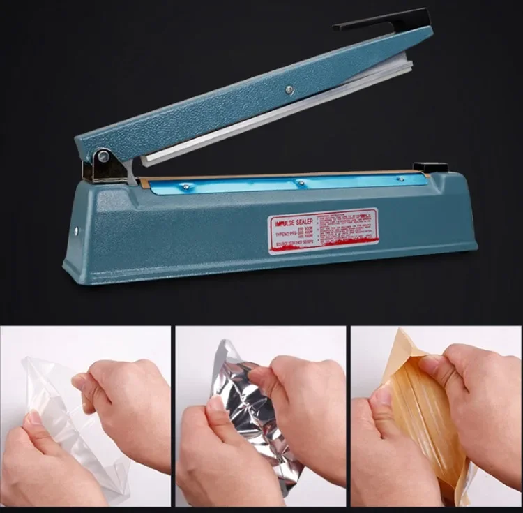 200 Model Manual Press Plastic Impulse Sealer Hand Sealing Machine ...