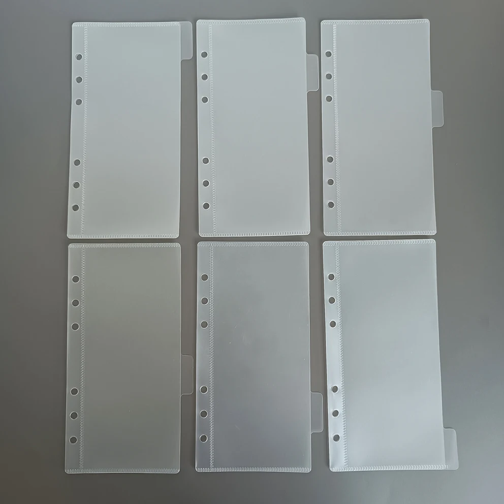 Custom Budgeting Organizer - Clear Frosted PP Envelopes