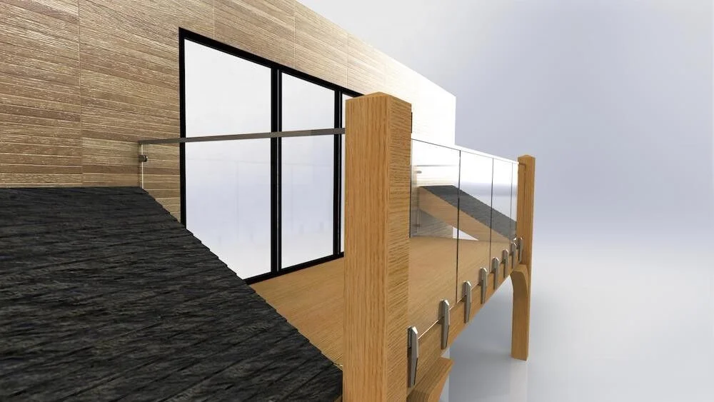 Spigots Wall Mounted Glass Railing Hardware Stainless Steel Frameless ...