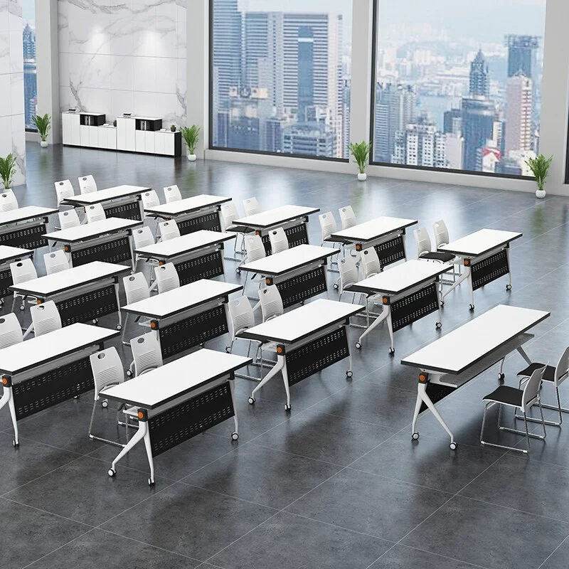 Modern Foldable Wooden Conference Table for Office and School Use ...