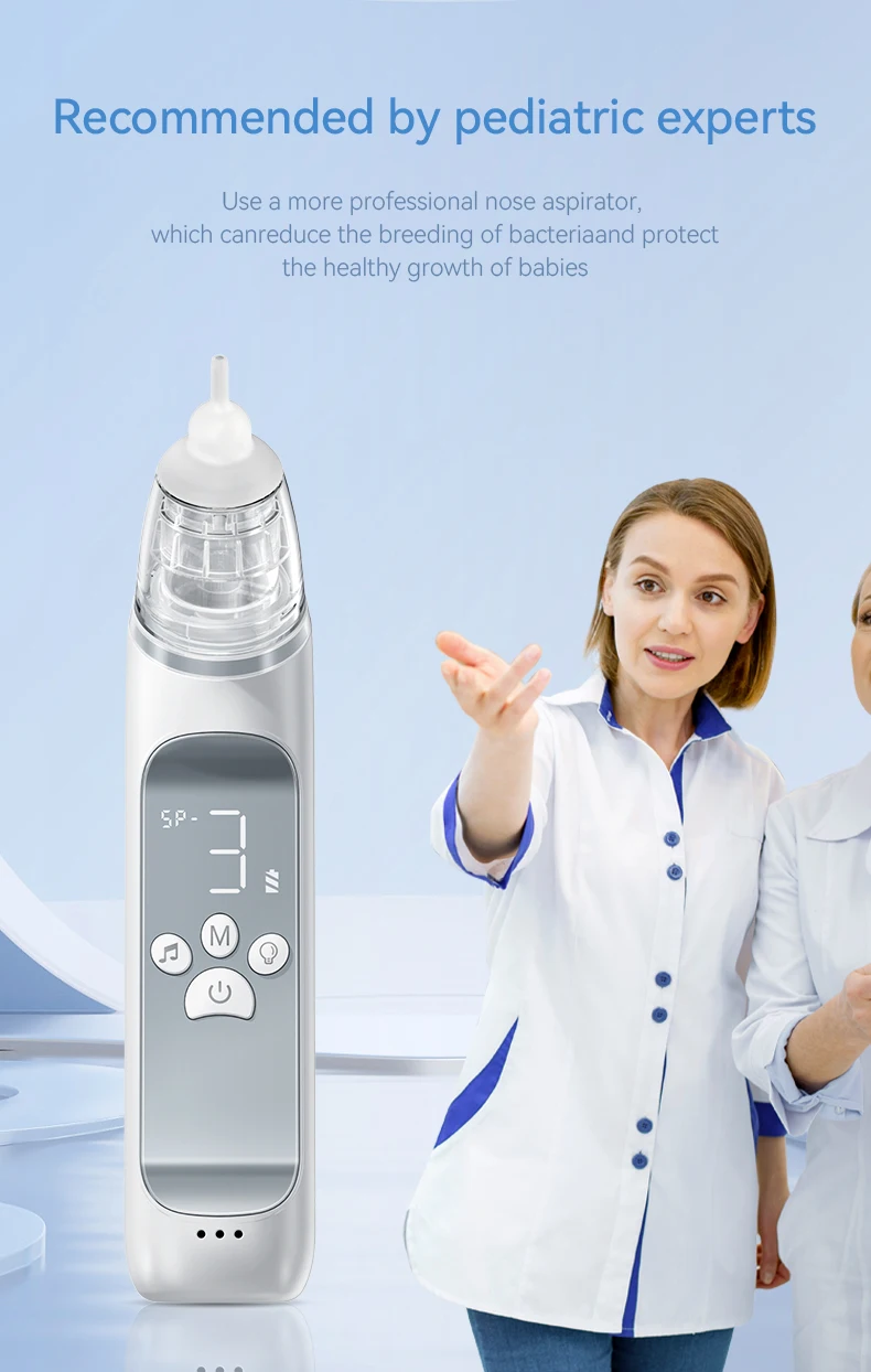 Electric Automatic Rechargeable 65Kpa Suction Vacuum Cleaner Baby Nasal ...