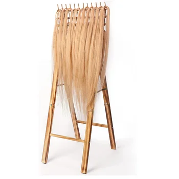 Collapsible Wooden Thread Rack Braids Braid Hair Extension Holder ...