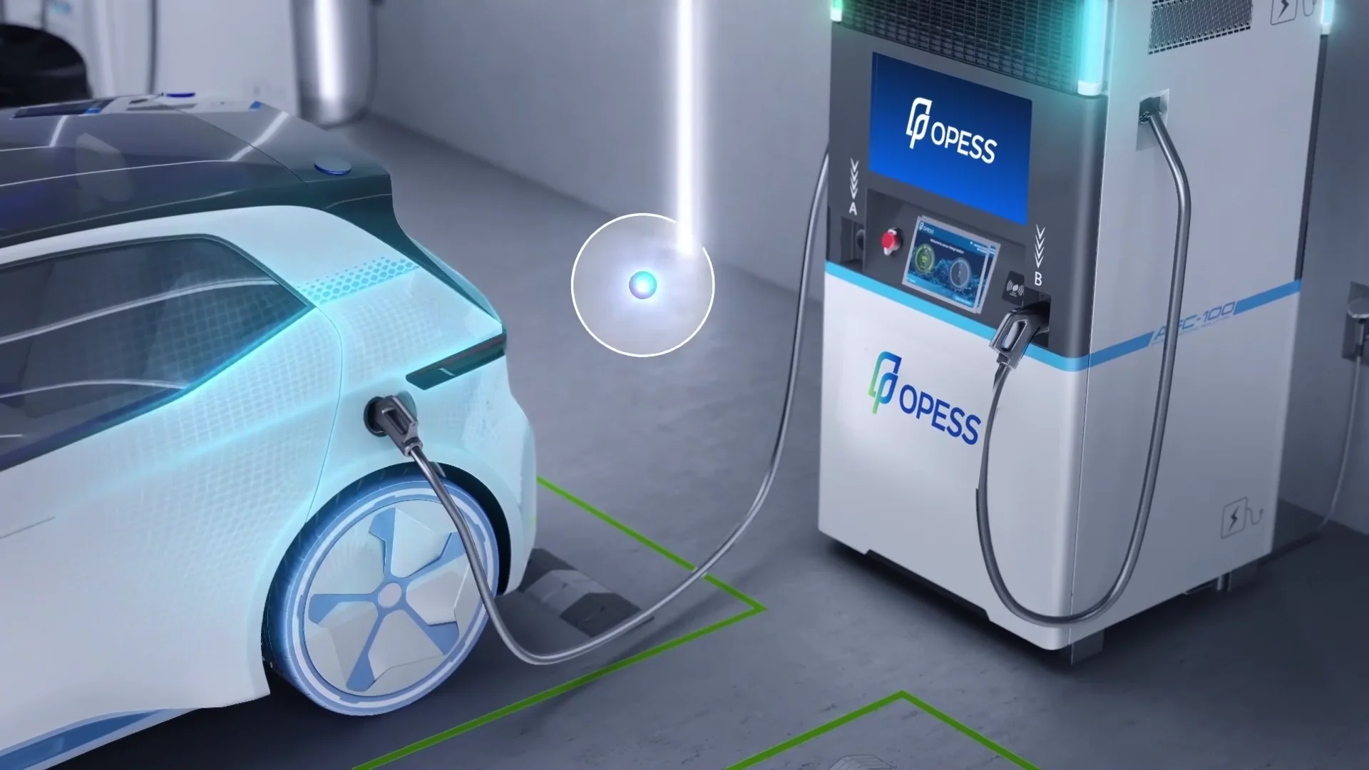 Station Ev Charger With Integrated Battery Storage - Buy Electric ...