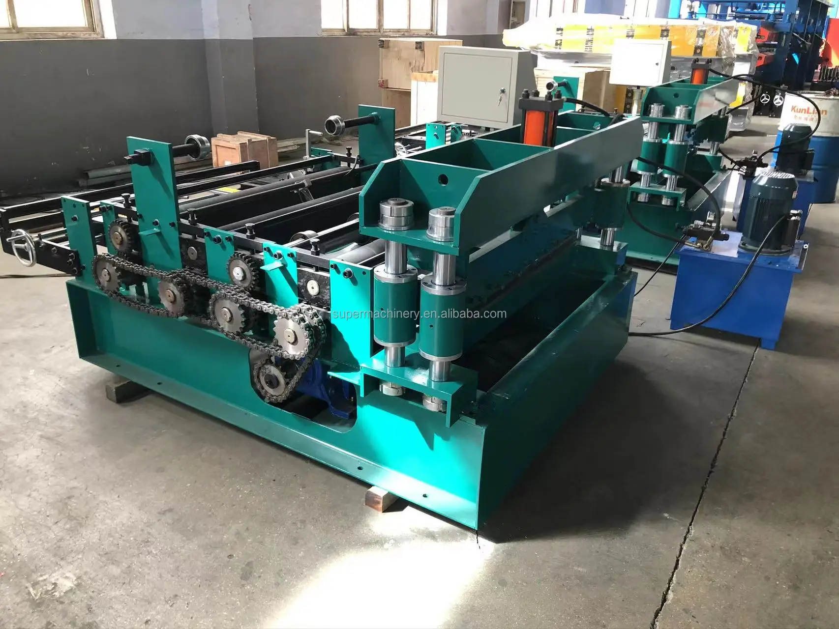 21gauge 1200mm Sheet Metal Steel Coil Cut To Length Slitter Machine ...