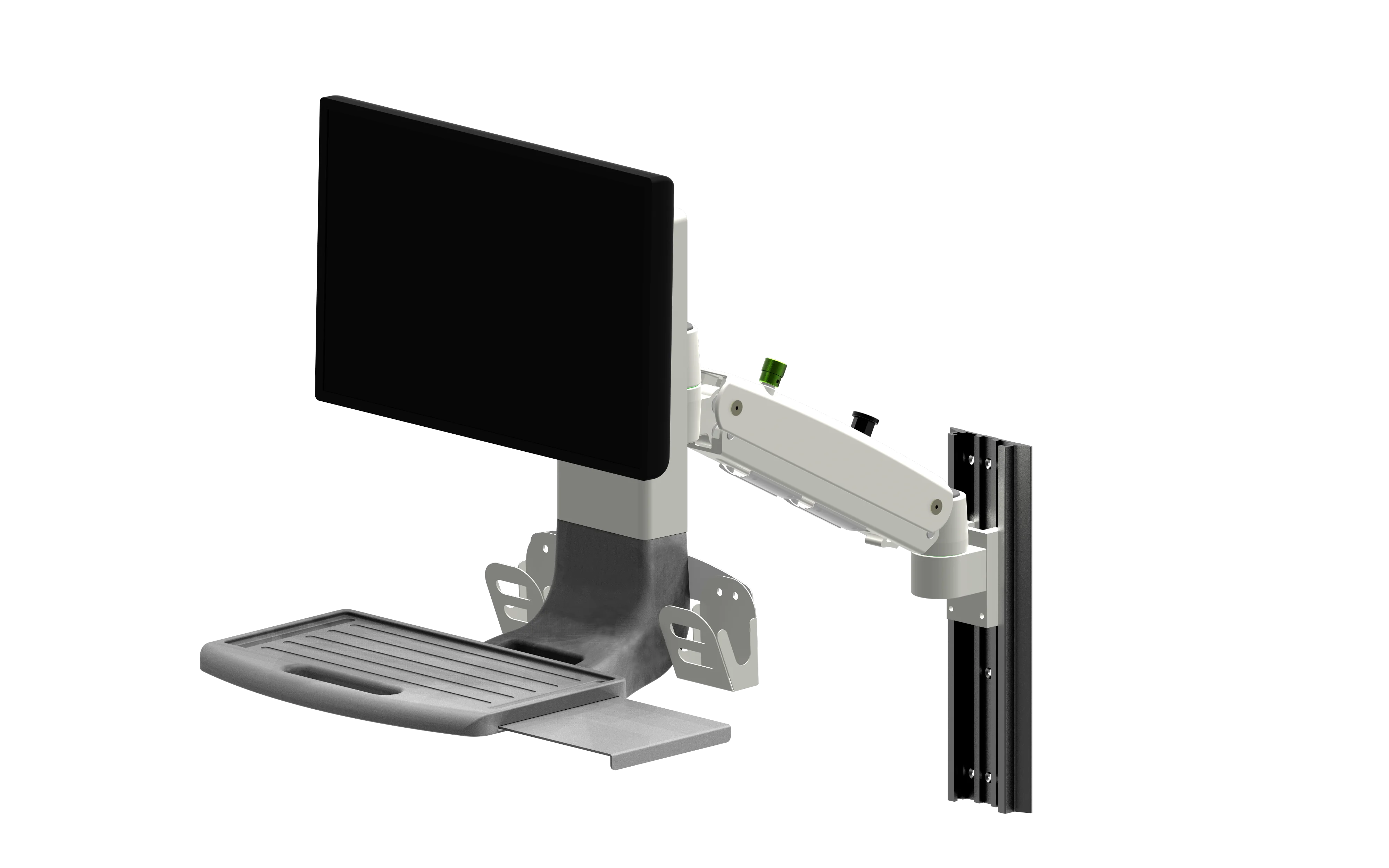 Vertical Adjustment Monitor Arm with VESA - NIM Hospital Furniture