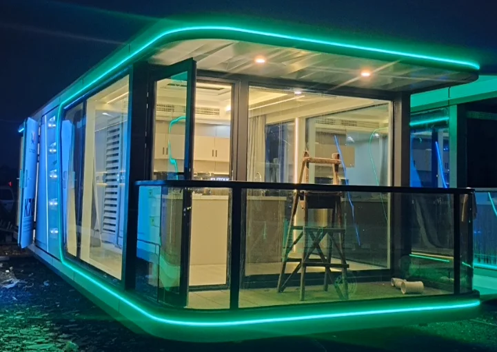 28 M2 Model Solar Capsule House With Bedroom/kitchen/bathroom Luxury ...