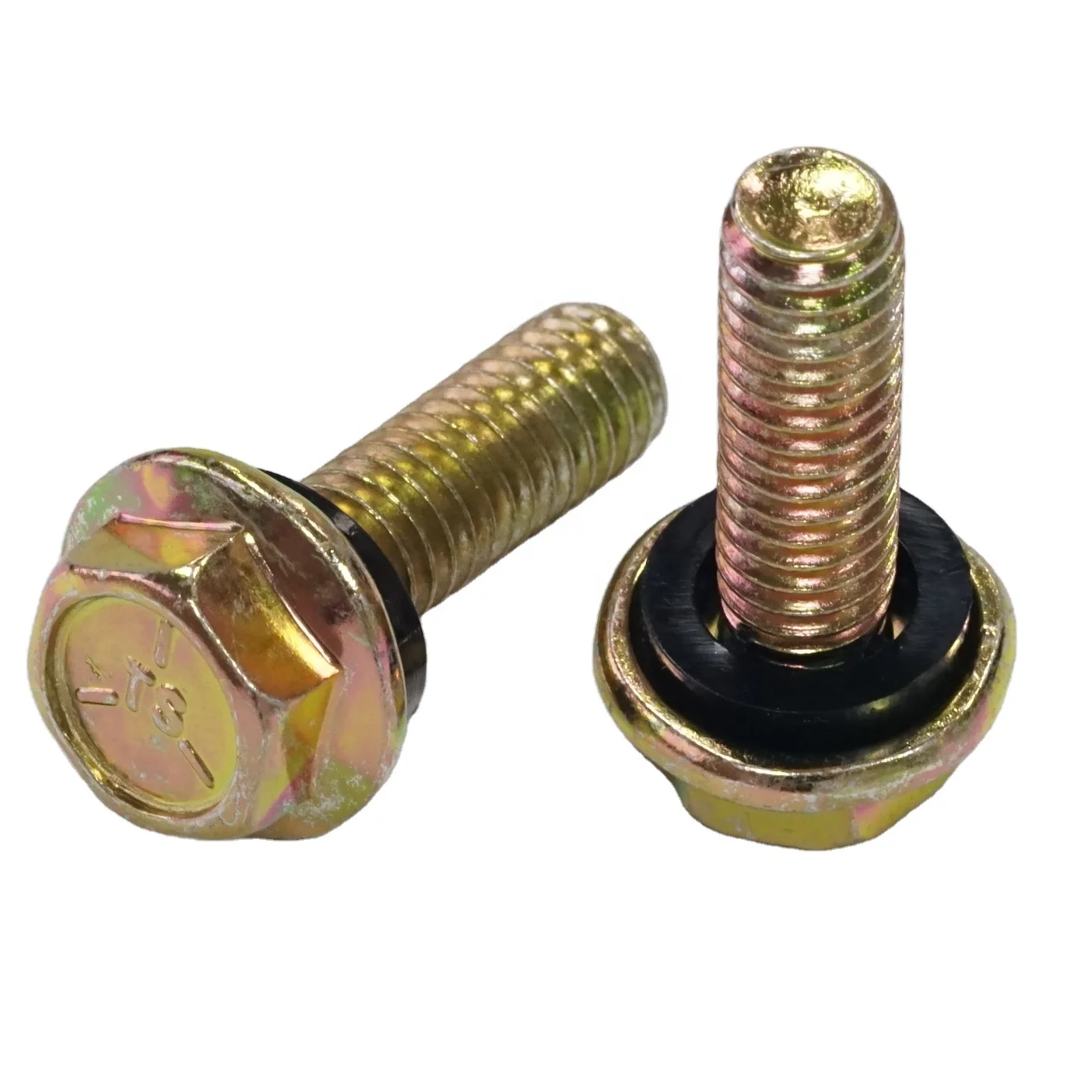 SAE J429-tornillo de brida hexagonal de alta resistencia, grado 5, 5/16-18x1/4, listo para ...