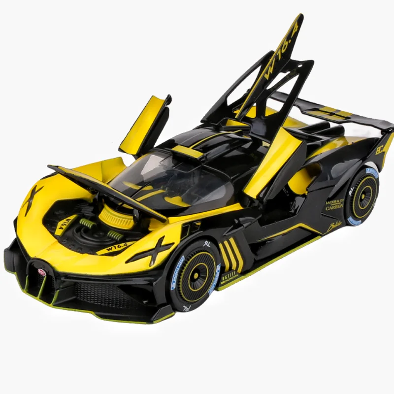 1:24 Bugatti Bolide alloy model decoration simulation sports car model ...