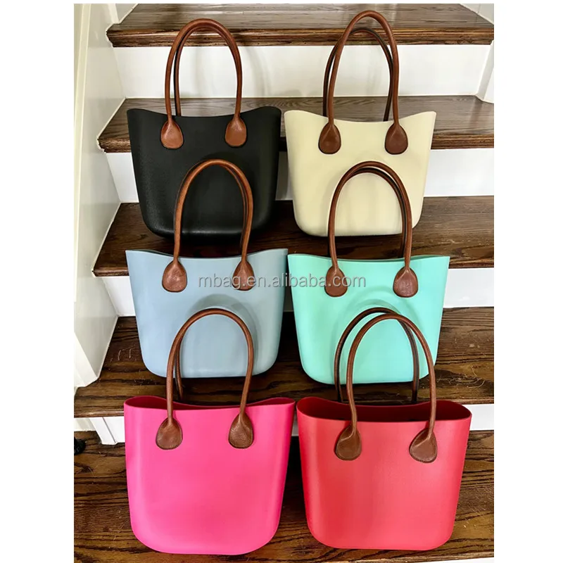 6 Color EVA Foam Waterproof Tote Bag with Handle - Unisex