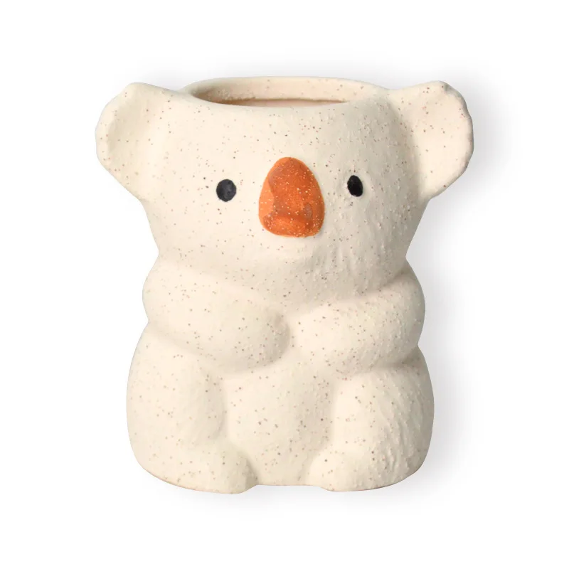 Ceramic Animal Planter Cute Koala Planter,Cactus Succulent Plant Pots ...