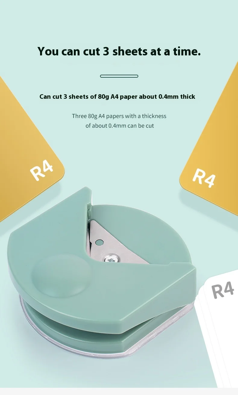 Portable R4 Corner Punch Manual Power Paper Trimmer Cutter for DIY ...