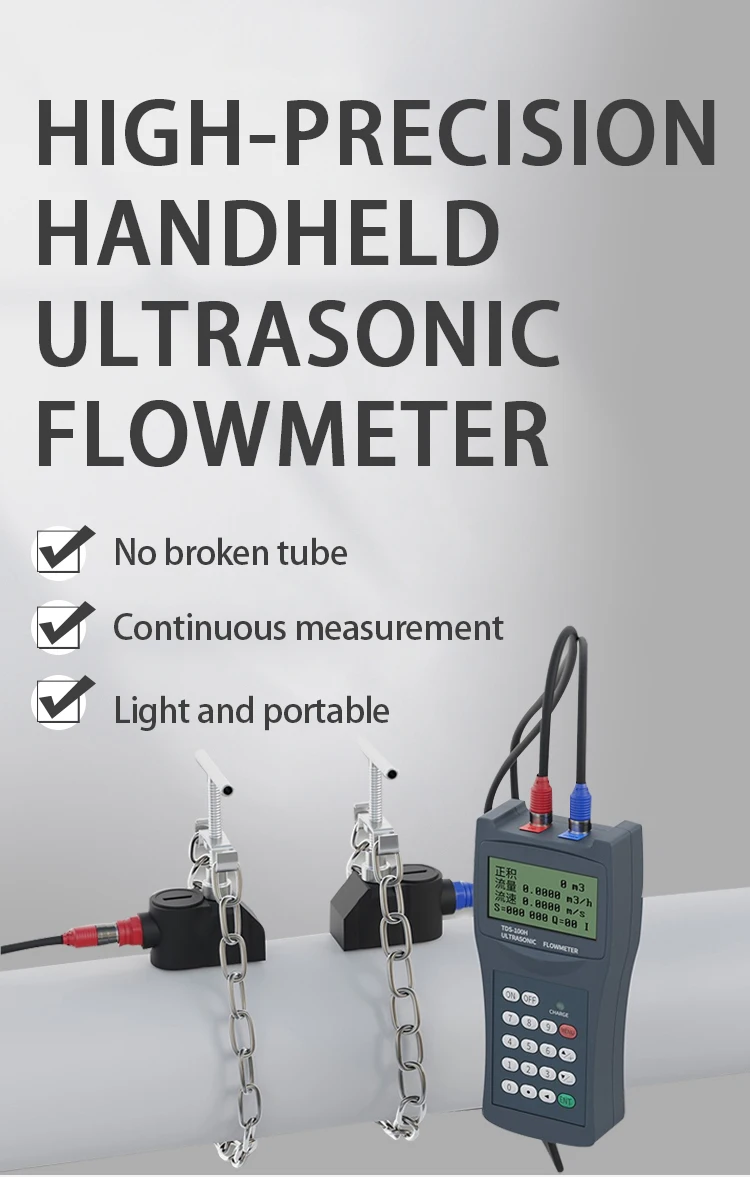 1.2 Inch Ultrasonic Water Flow Meter High Accurate Flowmeter For ...