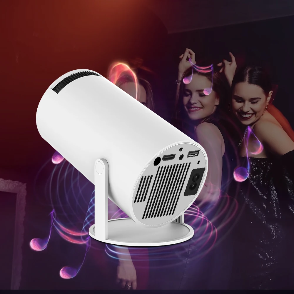 Android 11 Projector - 4K HD 1080P Portable Home Cinema, 300 ANSI ...