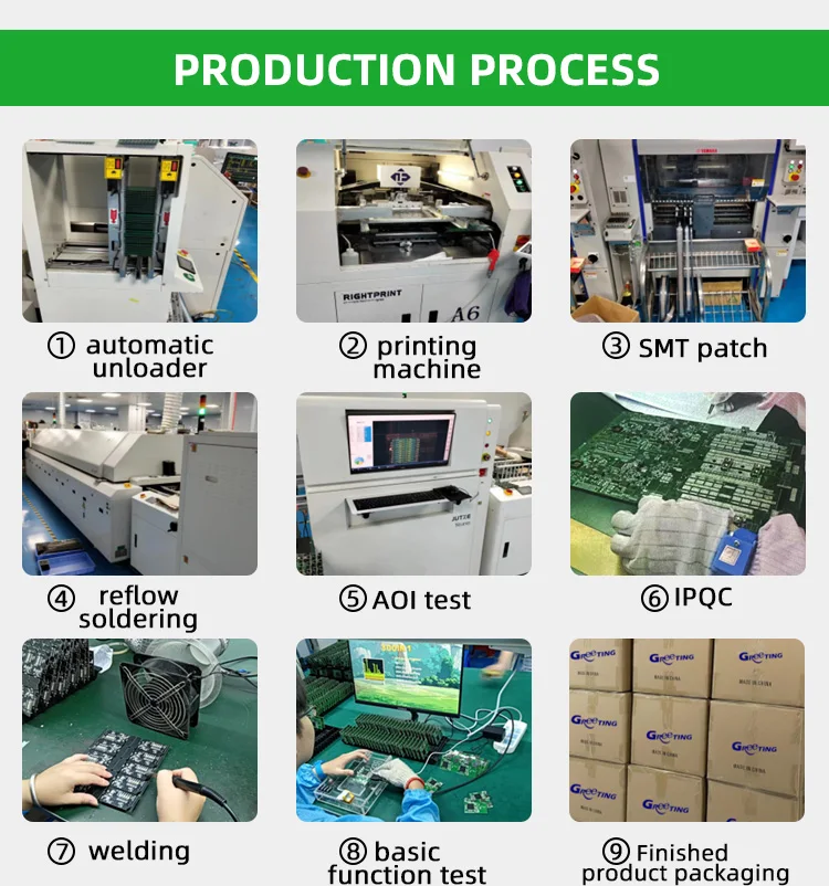 High Quality Oem Pcba Manufacturer Custom Keyboard Pcb Assembly Black ...