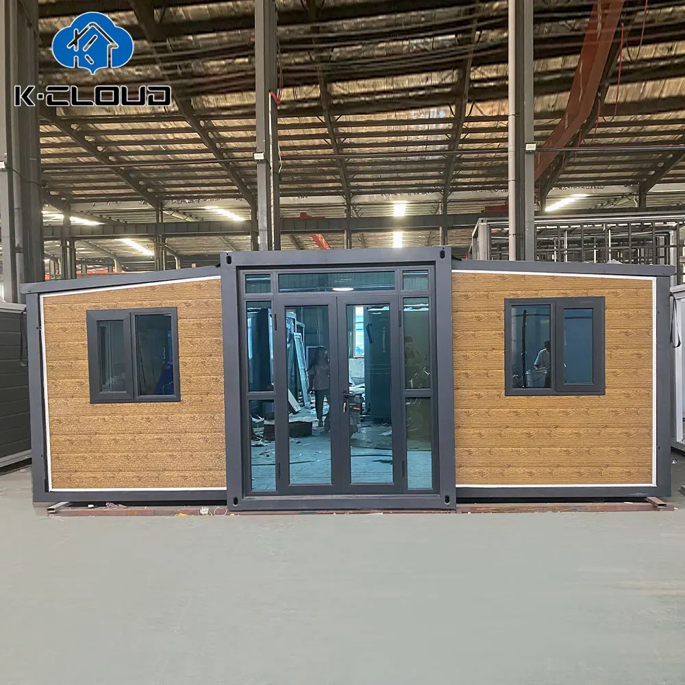 Woodgrain 20ft 40ft New Design Waterproof Prefab Expandable Container ...