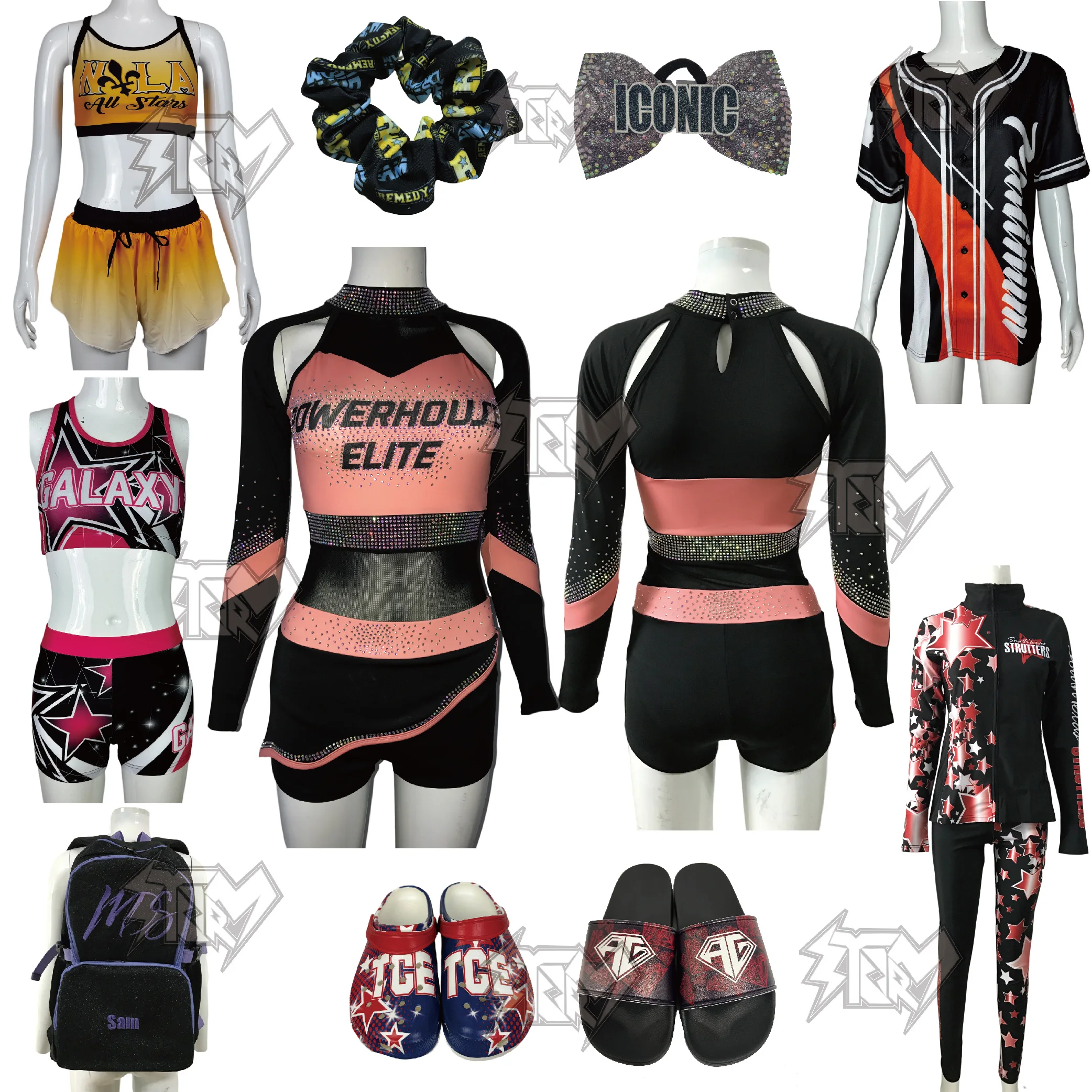 Sparkling Stars Customized Cheerleading Uniform Cheerleading ...