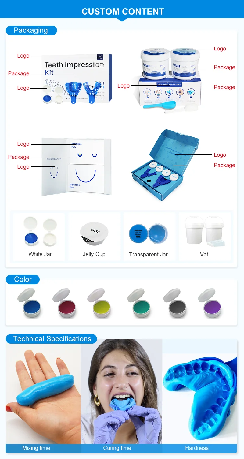 Huaer Veneers Smile Teeth Molding Kit - DIY Denture Making