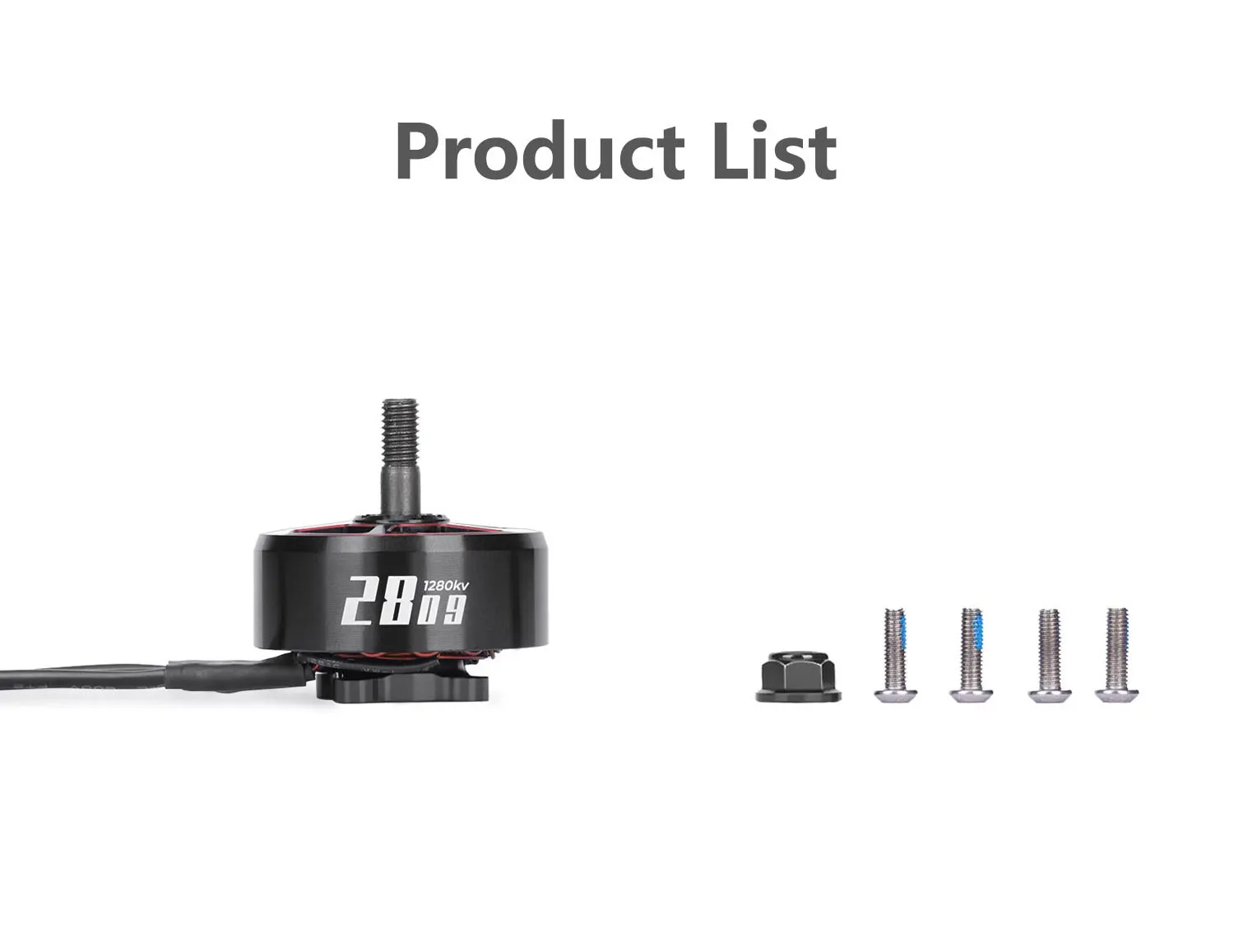 GEPRC SPEEDX2 2809 1280KV Motor High Quality Brushless Motor for Drone ...