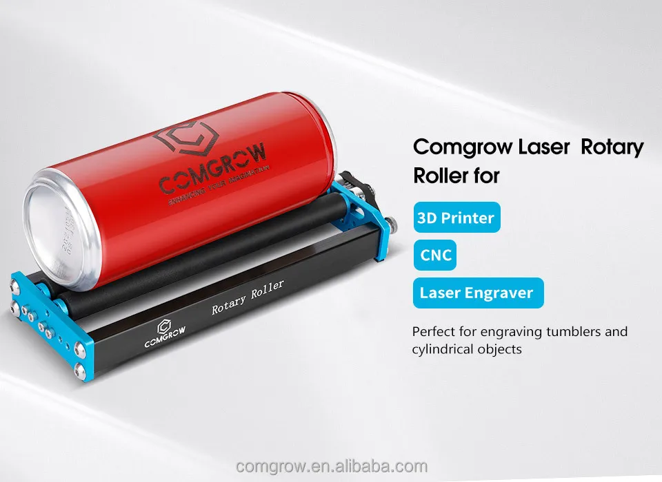 COMGROW Rotary Roller Kit for 10W Laser Engraving Machines