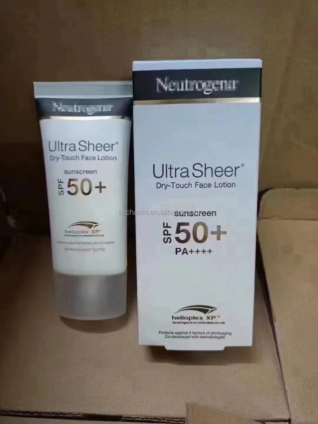 Spf50+ Facial Sunscreen Small Blue Tube Refreshing Non-greasy ...