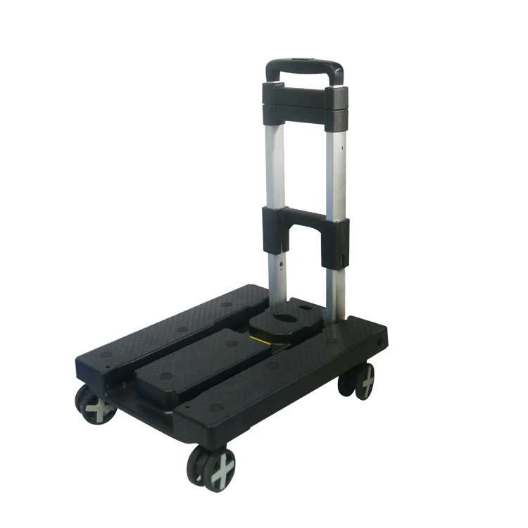 Portable Pp Base Plate Trolley Folding Storage Travel Luggage Trolley ...
