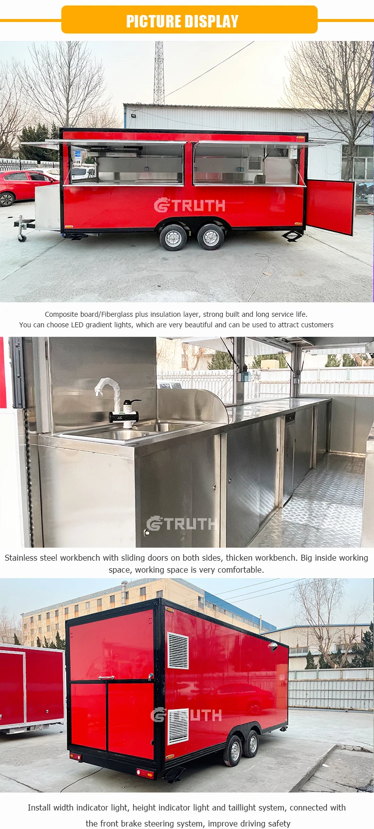 Custom Mobile Freezer Vending Carts - Fast Food Solutions