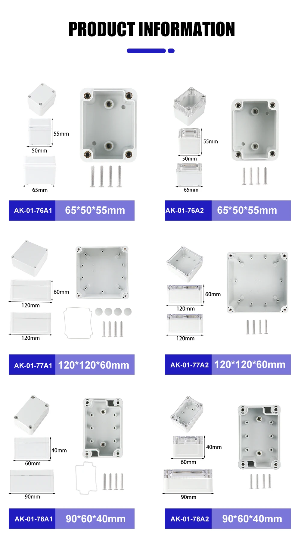 SZOMK OEM Custom IP67 Waterproof Boxes - Durable & Versatile