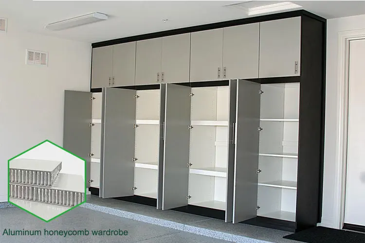 Customized Honeycomb Panel Aluminum Wardrobe Closet