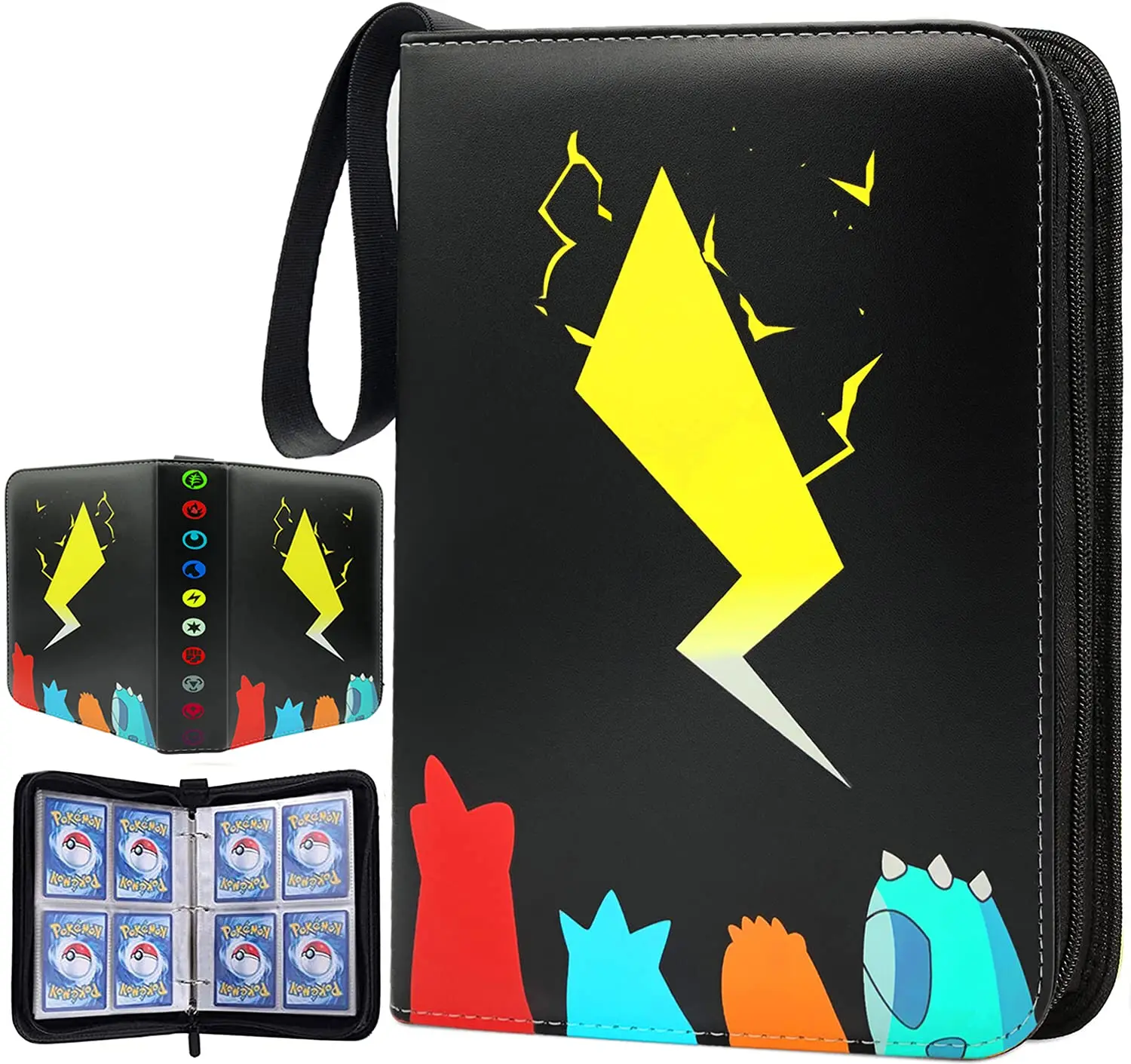 Mappen Verzamel Map Charizard Pikachu Toploader 4 9 Pockets Poke Mon ...