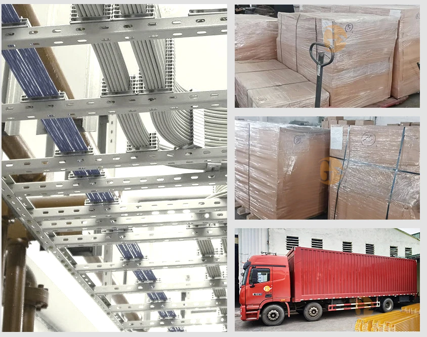 Guangyu Galvanized Bridge Cable Tray Steel Staircase Cable Tray Factory ...