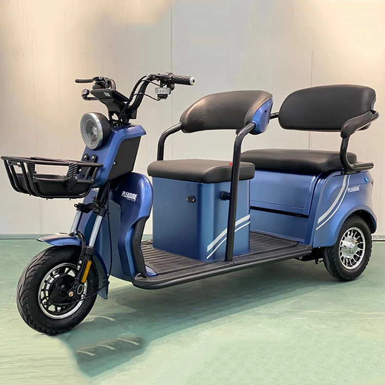 Three Wheel Electric Mini Scooter Tricycle With Roof For Adult Pink Max ...