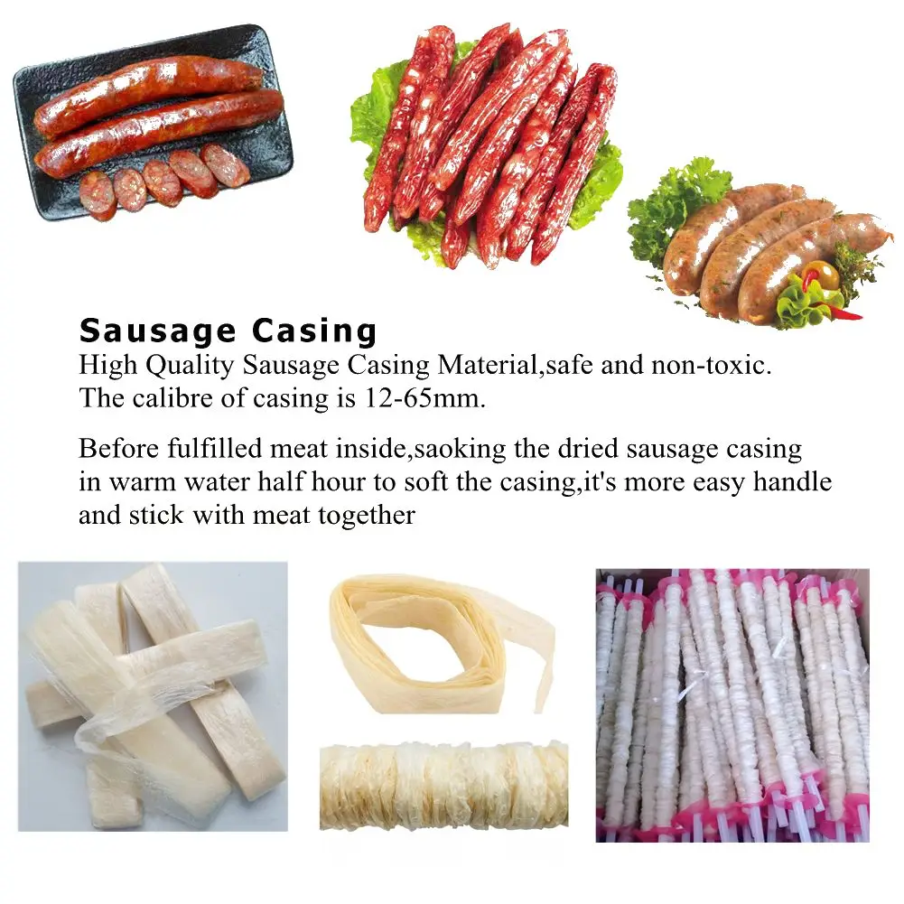 Dried Hog Pork Salt Intestines Edible Casing for Sausage Chorizo Hotdog ...