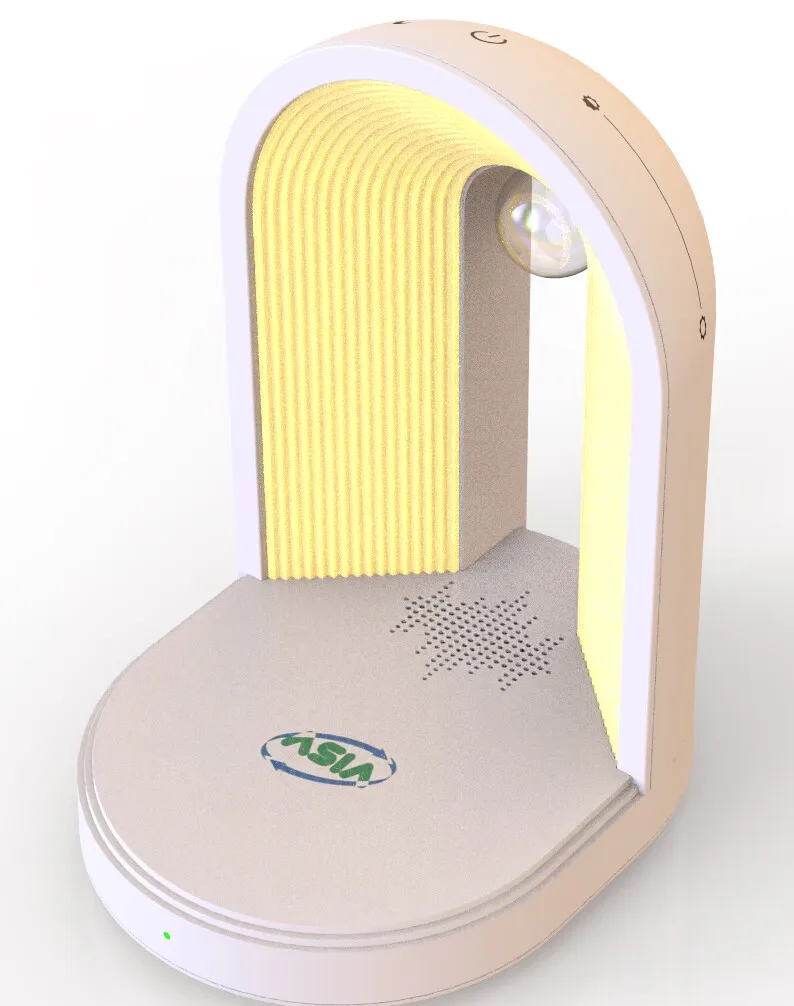 2023 Hot Products Wireless Charger 3 in 1 - LED Lamp & Music Speaker