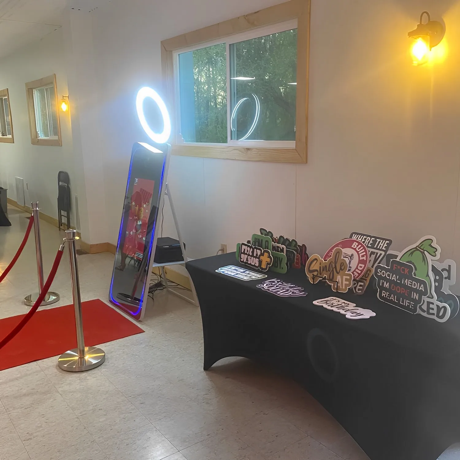 2023 Touchscreen Selfie Magic Photobooth Mirror Machine Beauty Mirror ...