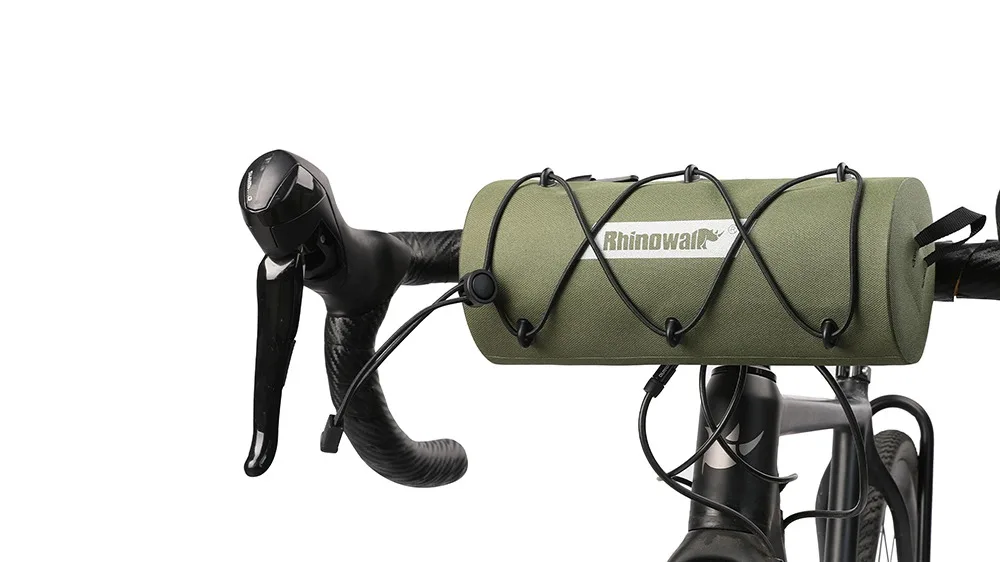 Rhinowalk 2.4 Liter Waterproof Bike Handlebar Roll Pack Tpu Bicycle ...