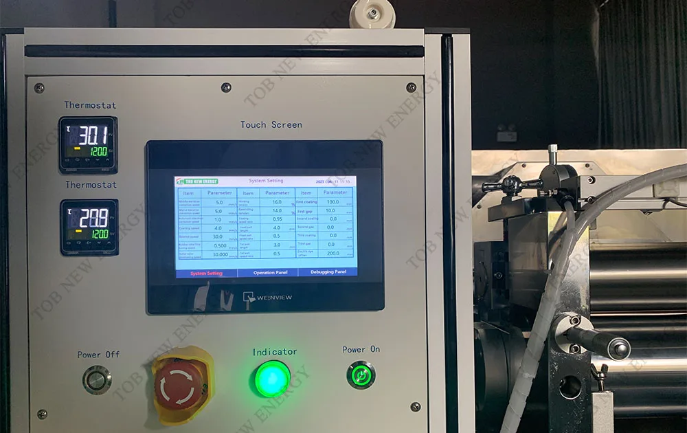 Continuous Intermittent Experimental Battery Heating Coater For Lithium ...