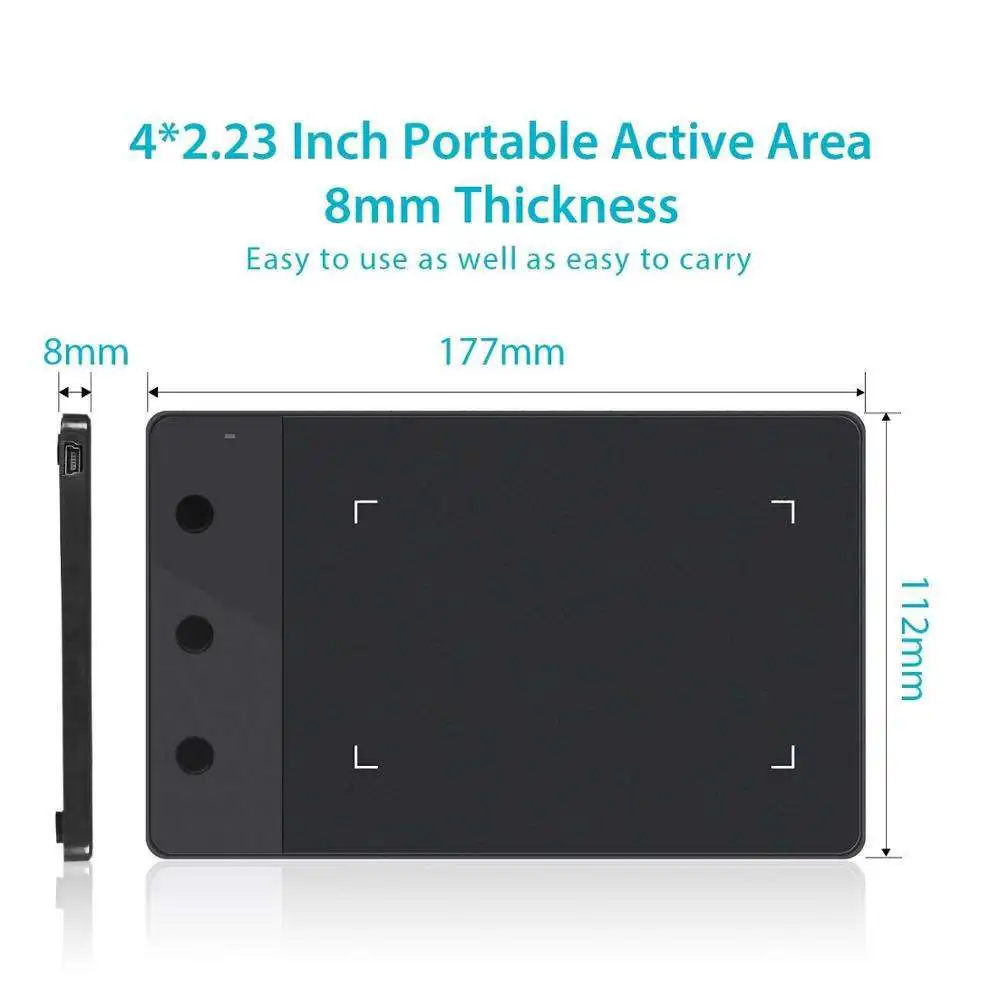 Huion H420 Digital Pen Tablet - Professional Art & Signature Pad