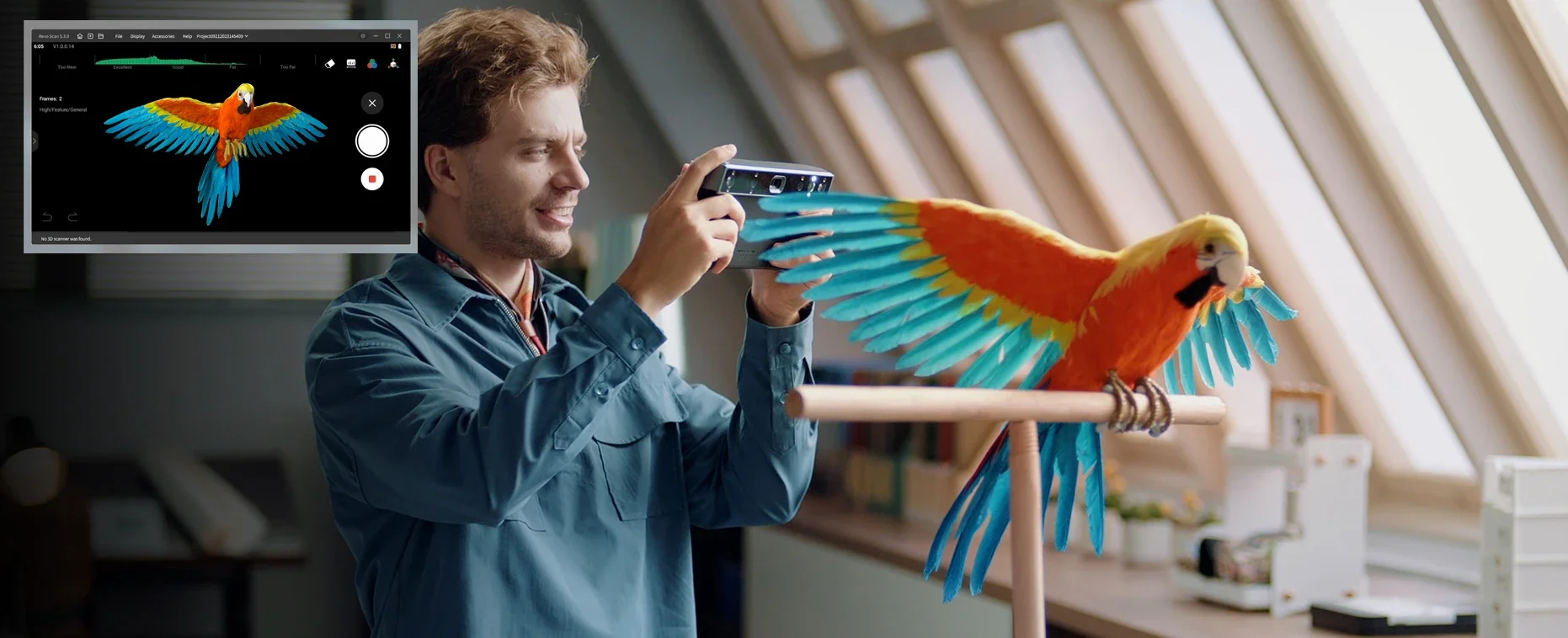 Revopoint MIRACO PRO 3D Scanner - Precision & Color