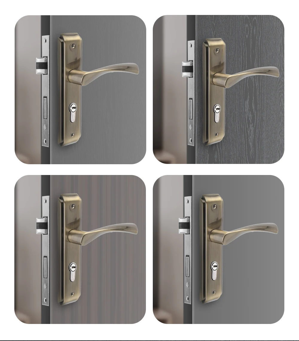 Aluminum Mortise Panel Door Lock With Box Aluminum Alloy Door Lock ...